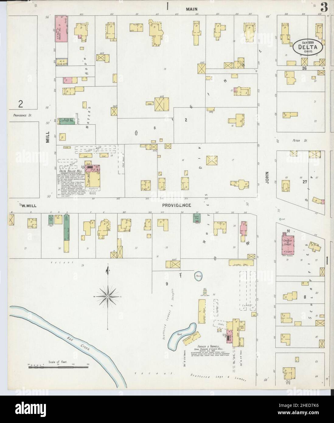 Delta ohio map hi-res stock photography and images - Alamy