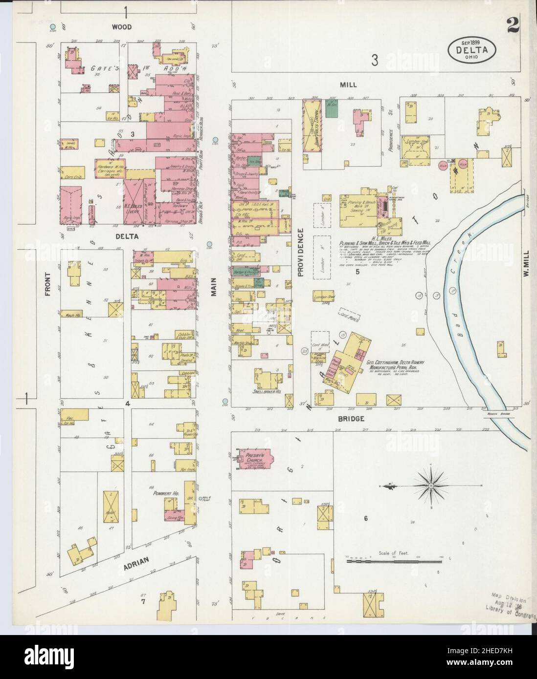 Delta ohio map hi-res stock photography and images - Alamy