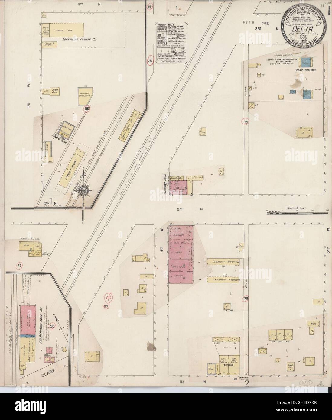 Millard county map hi-res stock photography and images - Alamy