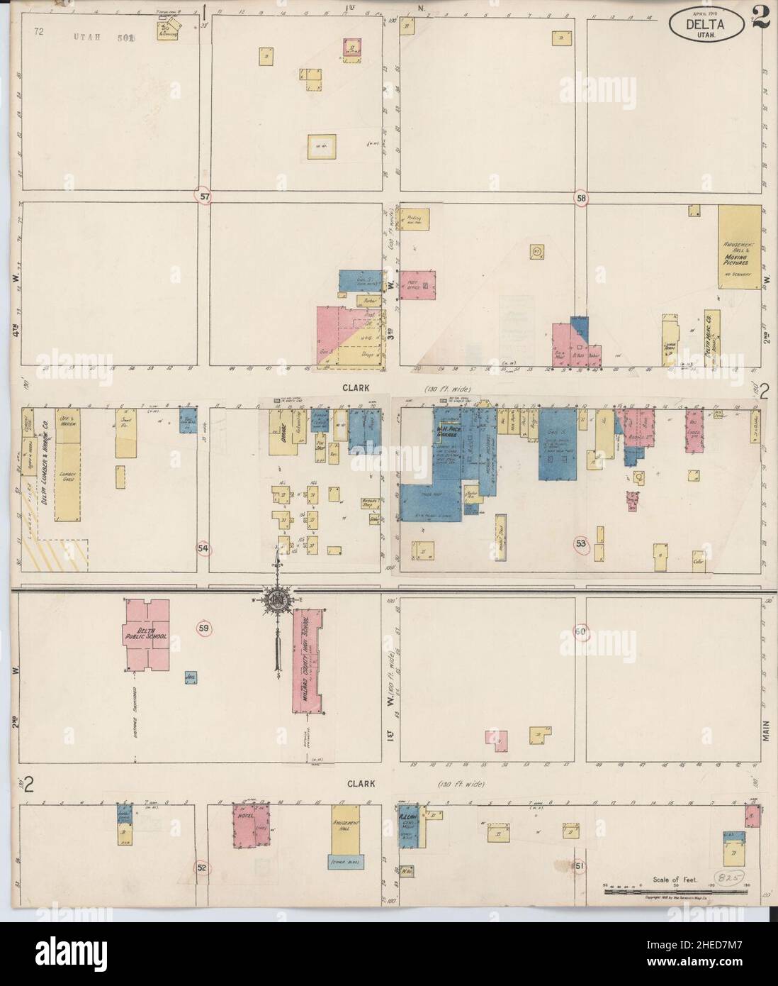 Millard county map hi-res stock photography and images - Alamy