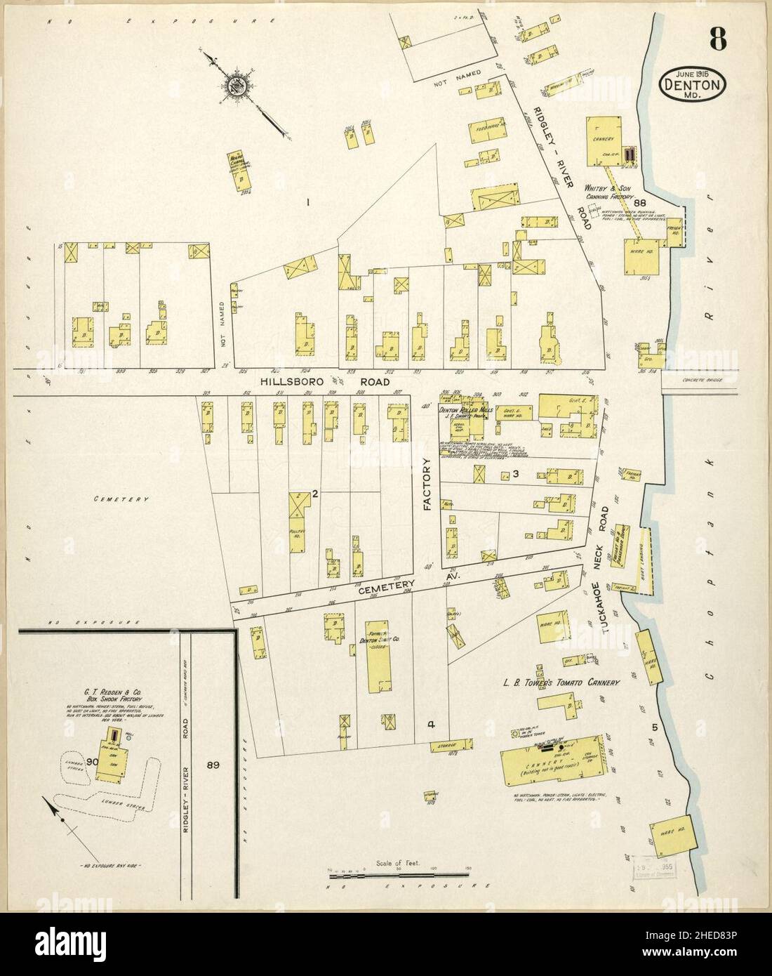 Denton county map hi-res stock photography and images - Alamy