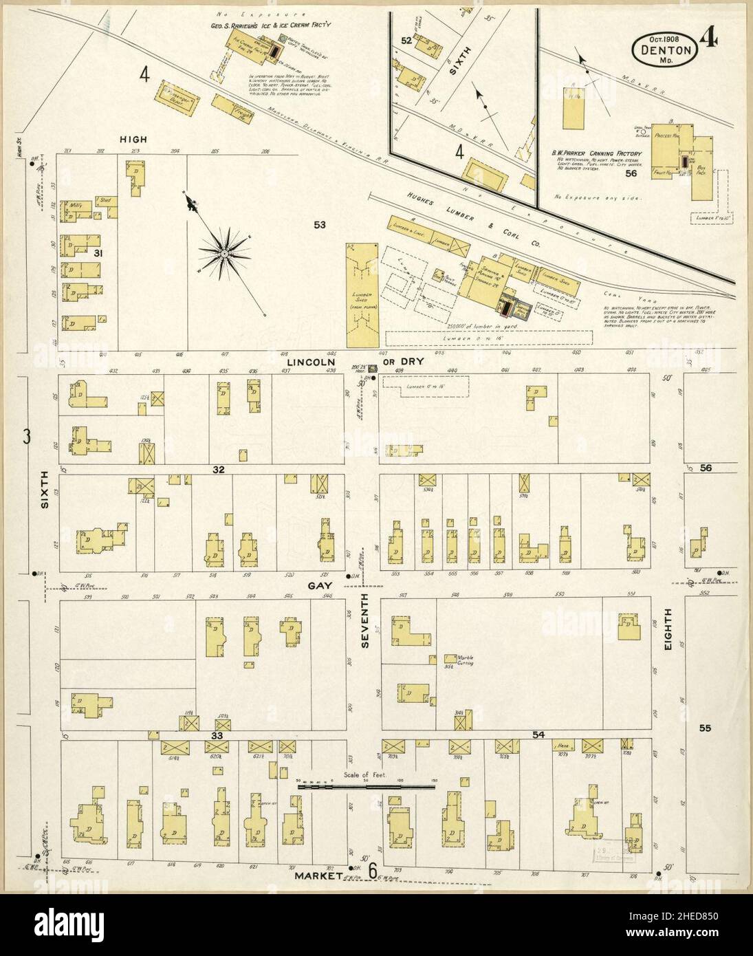 Caroline county map hi-res stock photography and images - Alamy