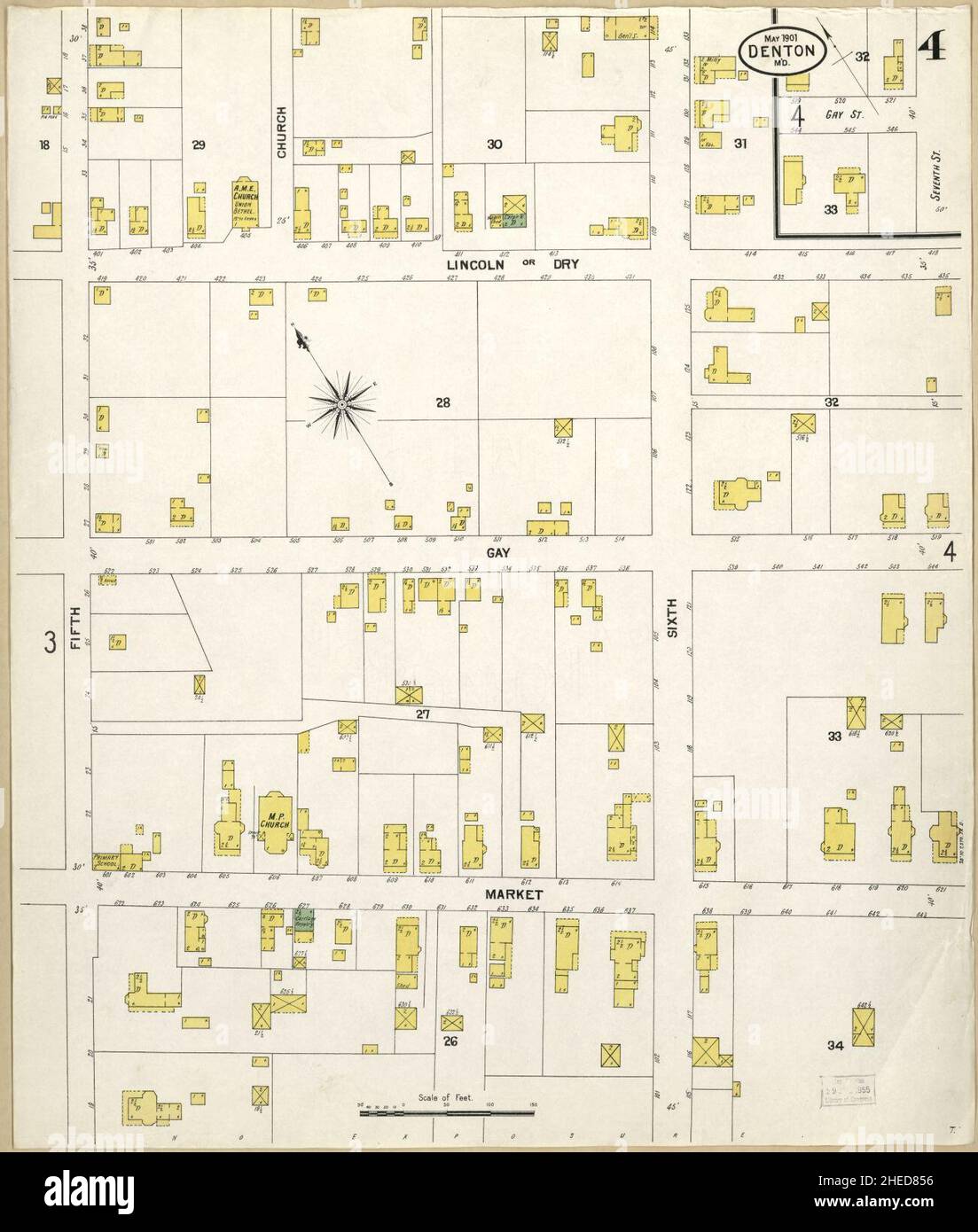 Denton county map hi-res stock photography and images - Alamy