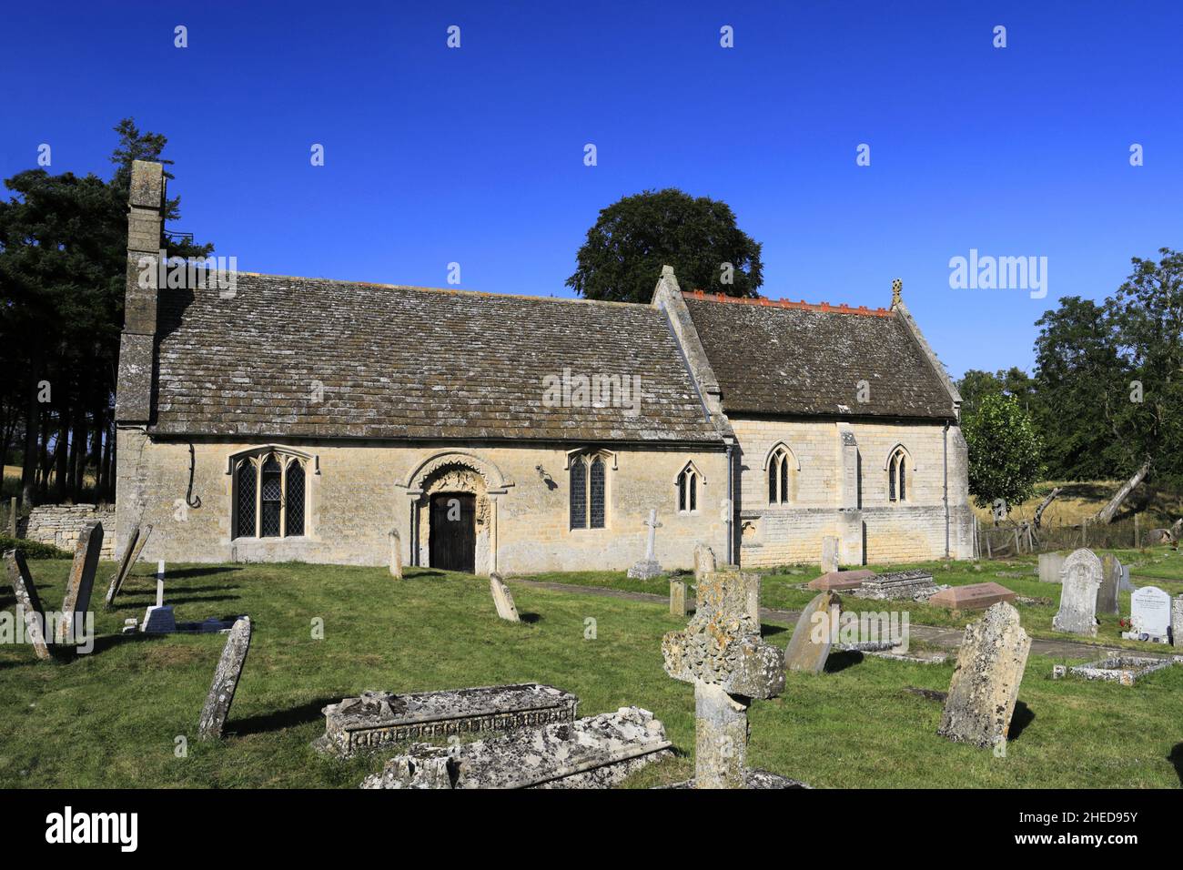 St Mary Magdalene church, Essendine village, Rutland county, England ...