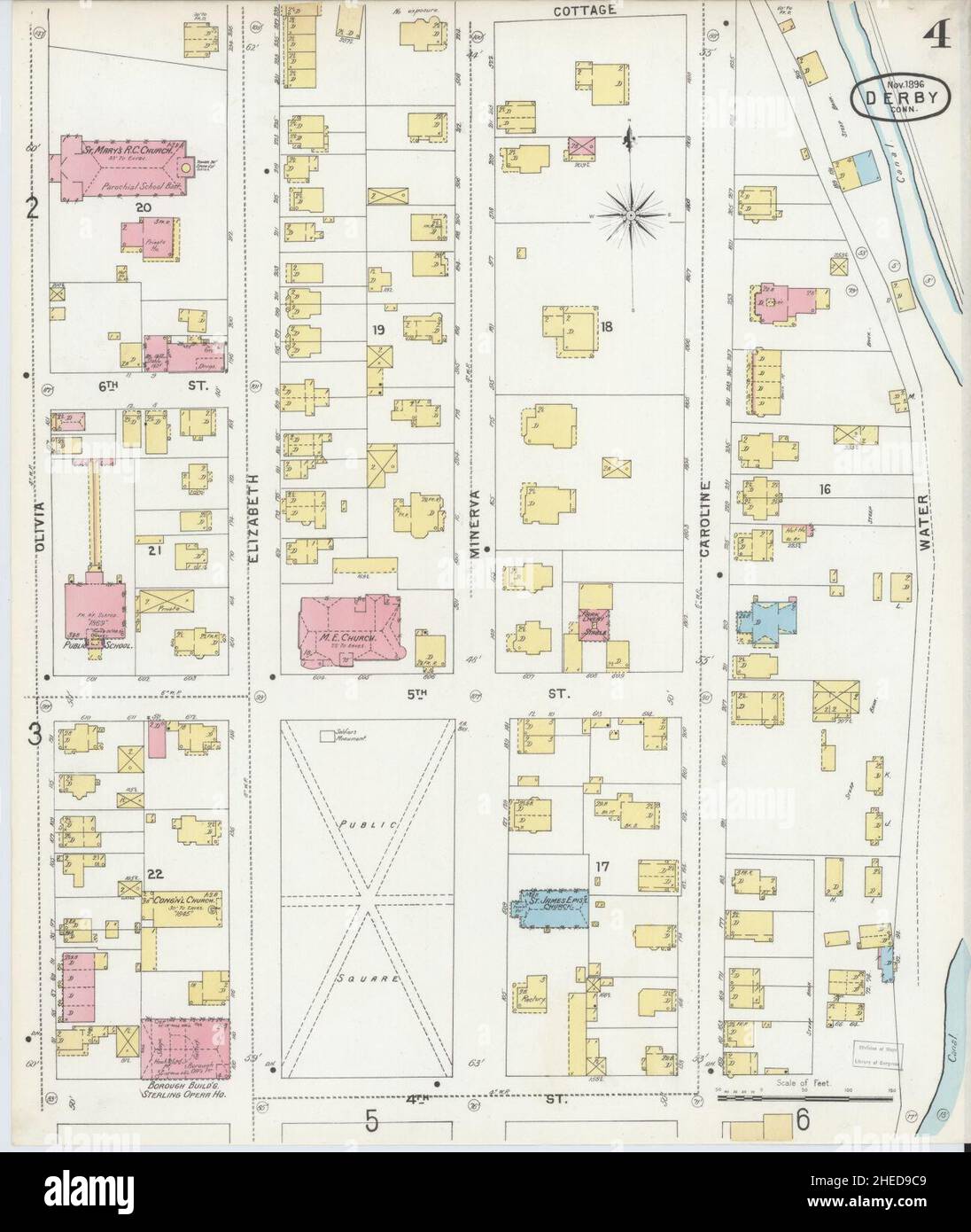 Map of derby hi-res stock photography and images - Alamy