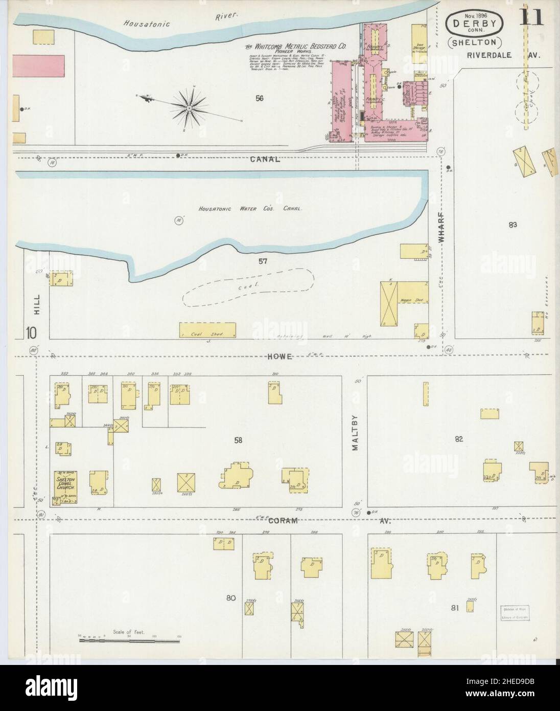 Derby connecticut map hi-res stock photography and images - Alamy