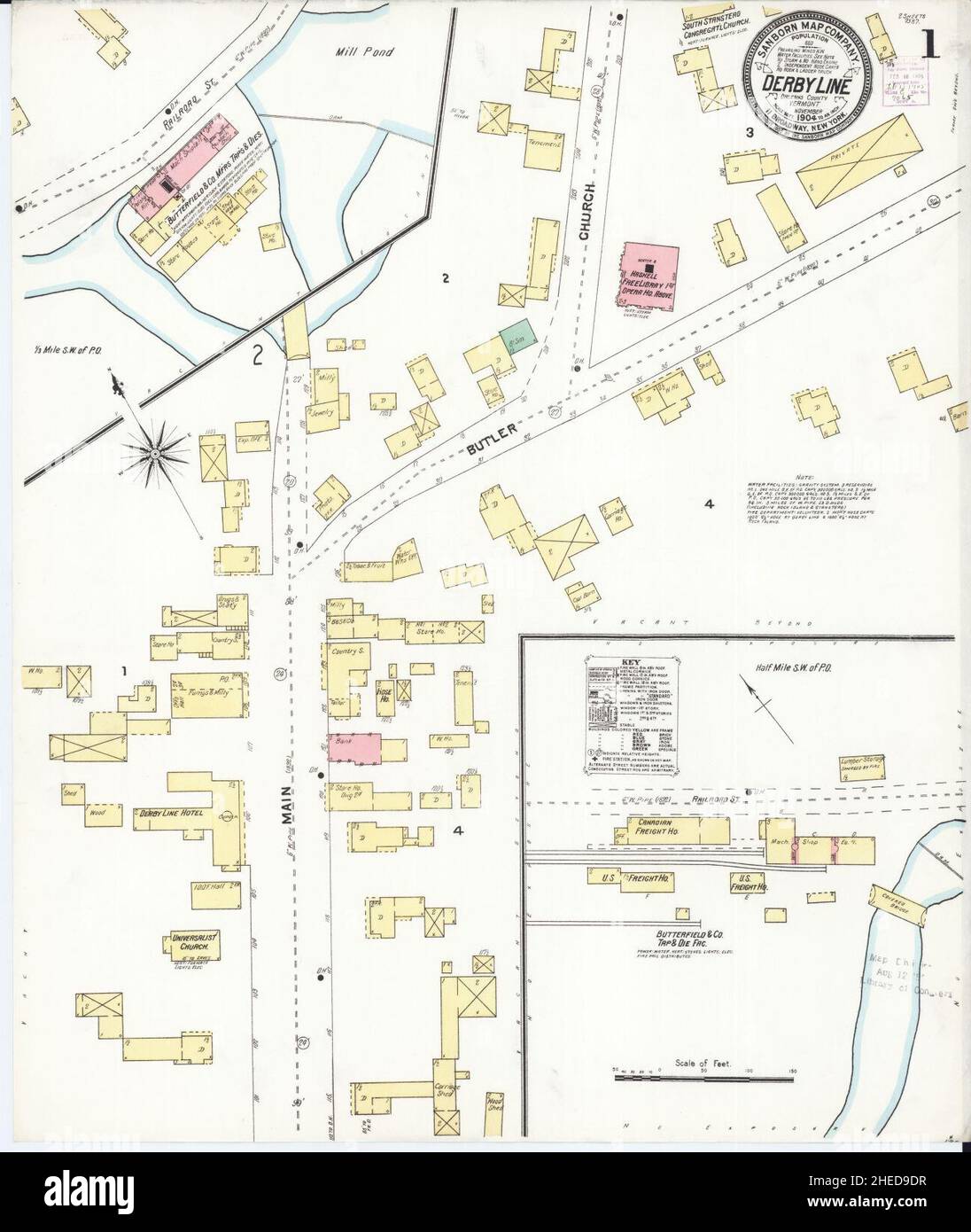 Derby line vermont archive hi-res stock photography and images - Alamy