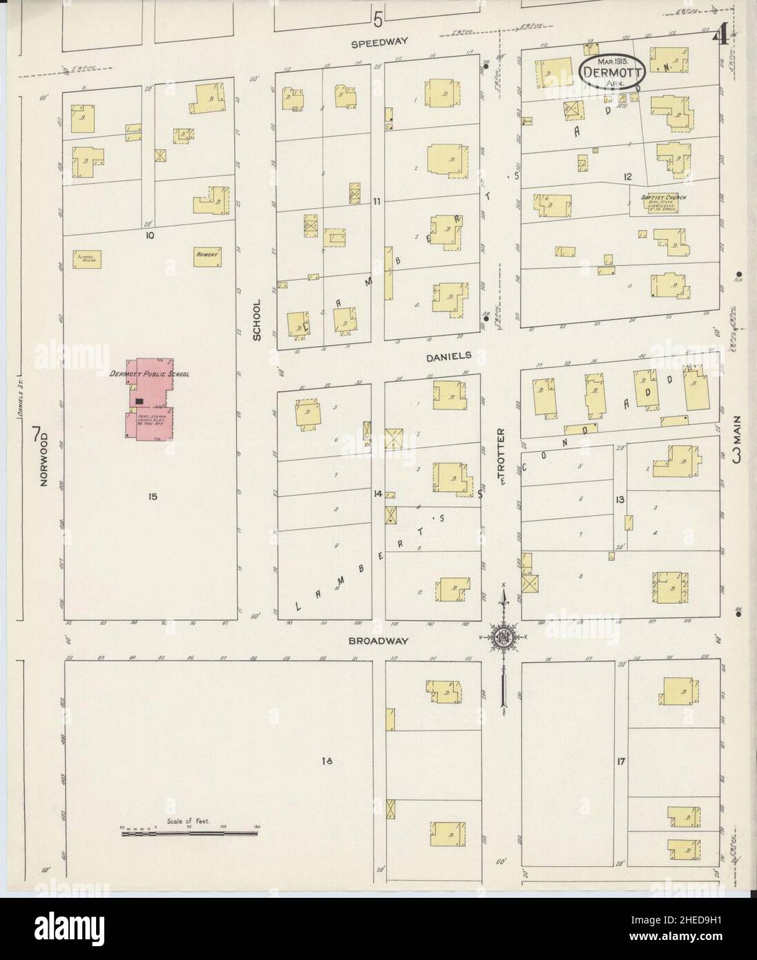 Map of dermott arkansas hi-res stock photography and images - Alamy