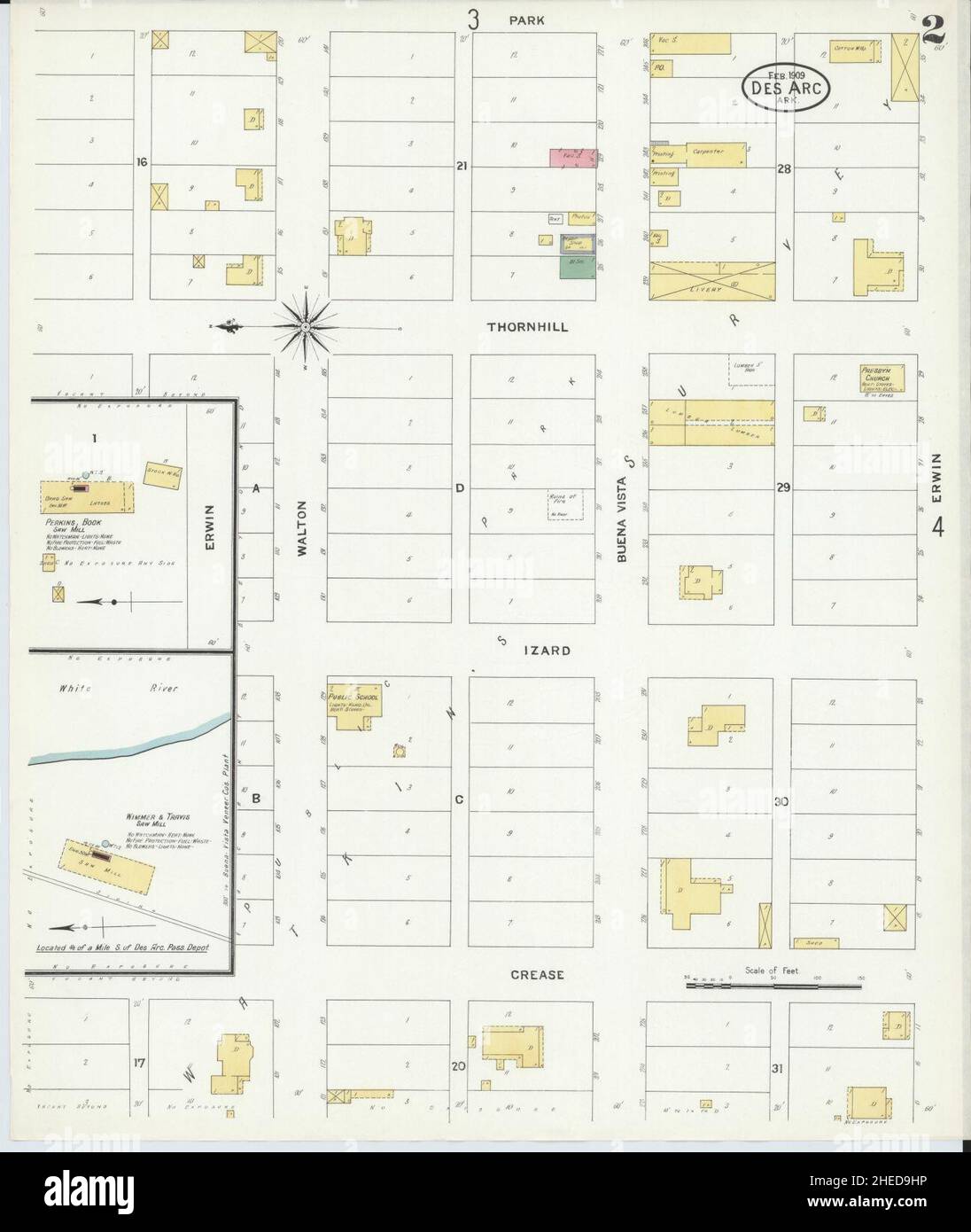 Map of des arc hi-res stock photography and images - Alamy