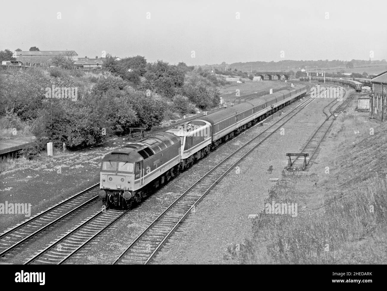 1990s train Black and White Stock Photos & Images - Alamy