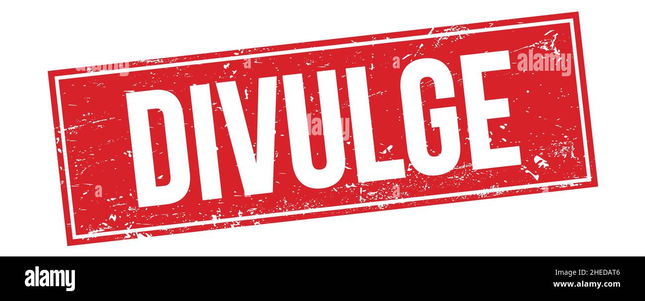 Divulge text hi-res stock photography and images - Alamy