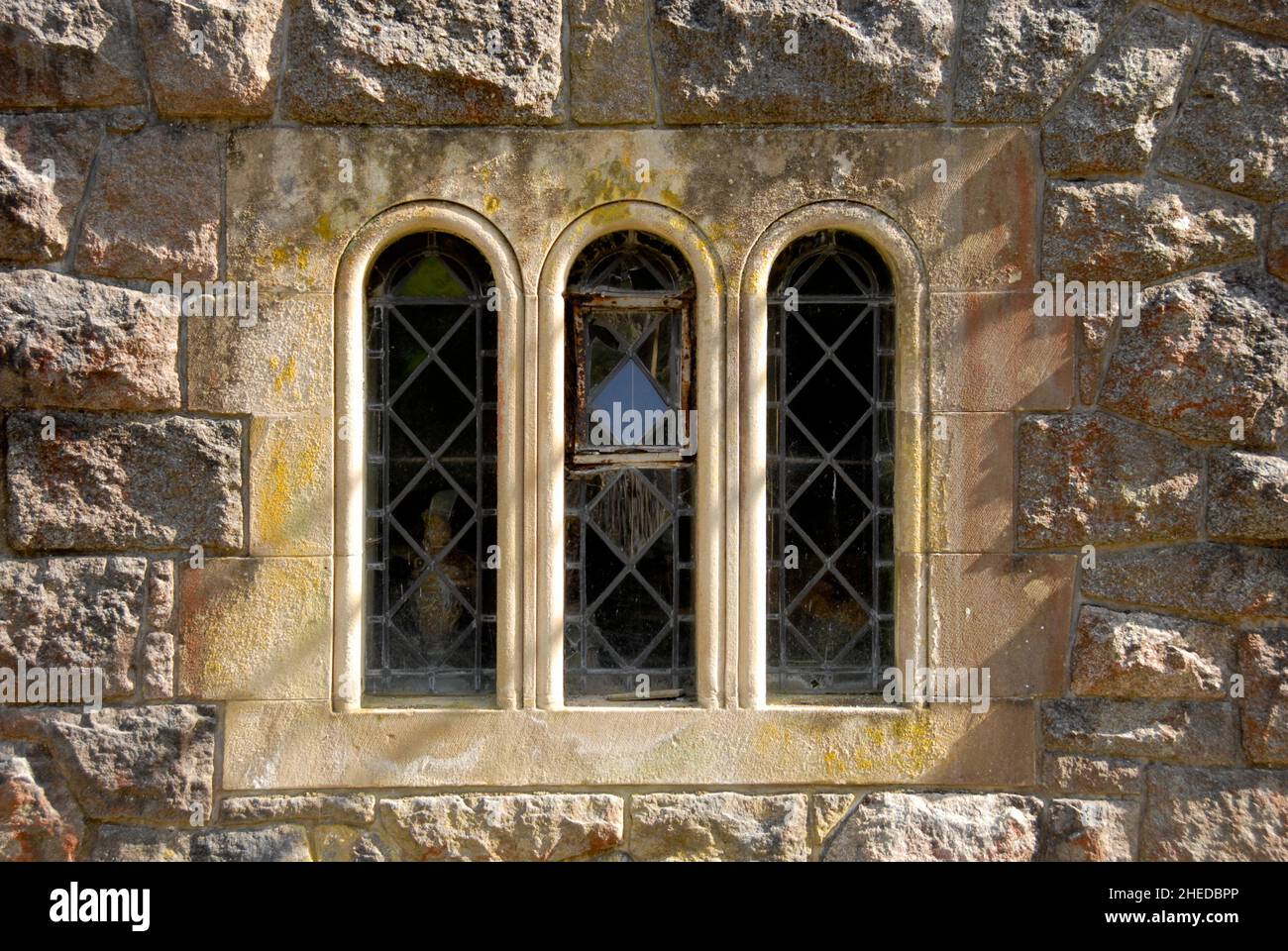 Attractive window at Conan's Kirk, Loch Awe, Scotland Stock Photo - Alamy