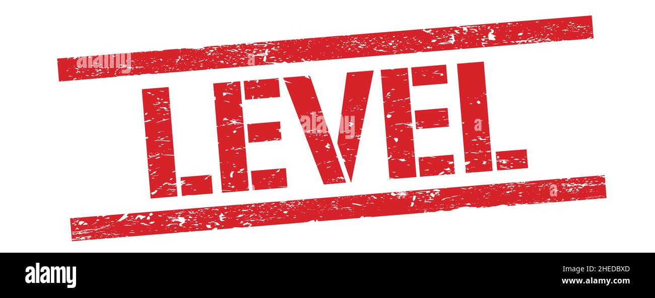 Level text Cut Out Stock Images & Pictures - Alamy