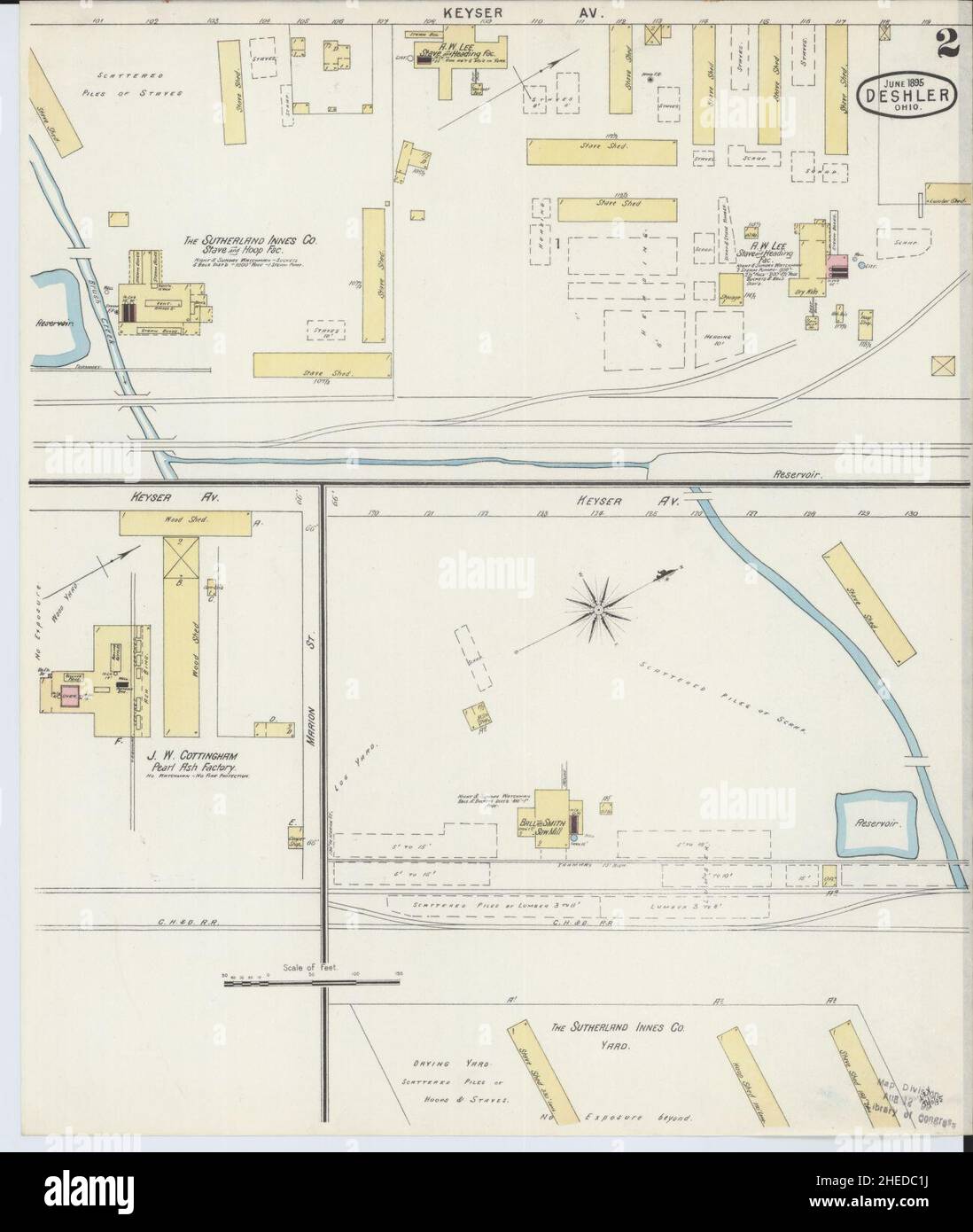 Map of deshler ohio hi-res stock photography and images - Alamy
