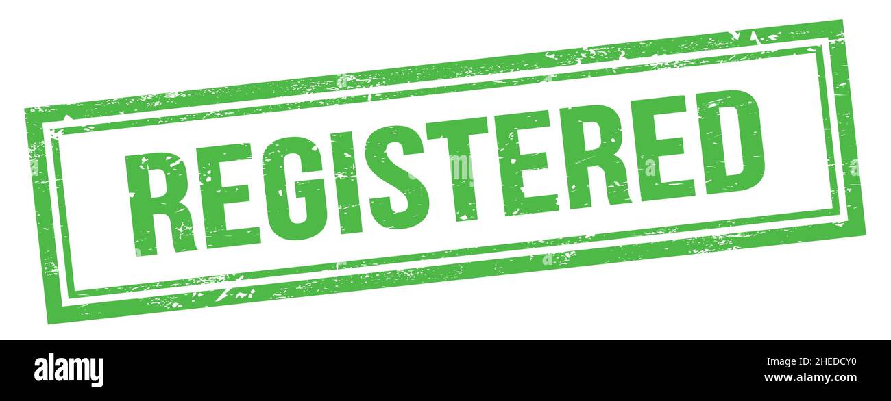 Registered stamp sign seal hi-res stock photography and images - Alamy