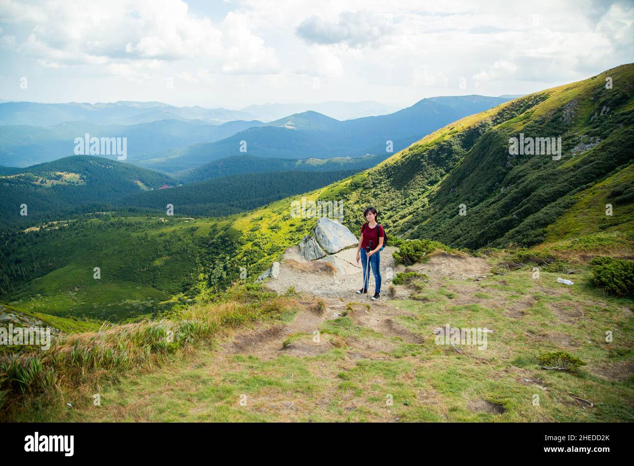 Girl descend down large hi-res stock photography and images - Alamy