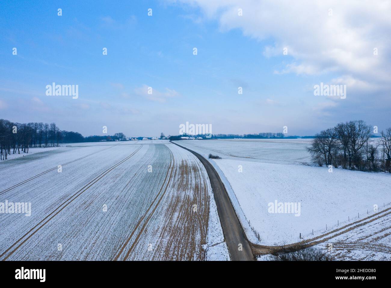 This landscape photo was taken in Europe, France, Normandy, between ...