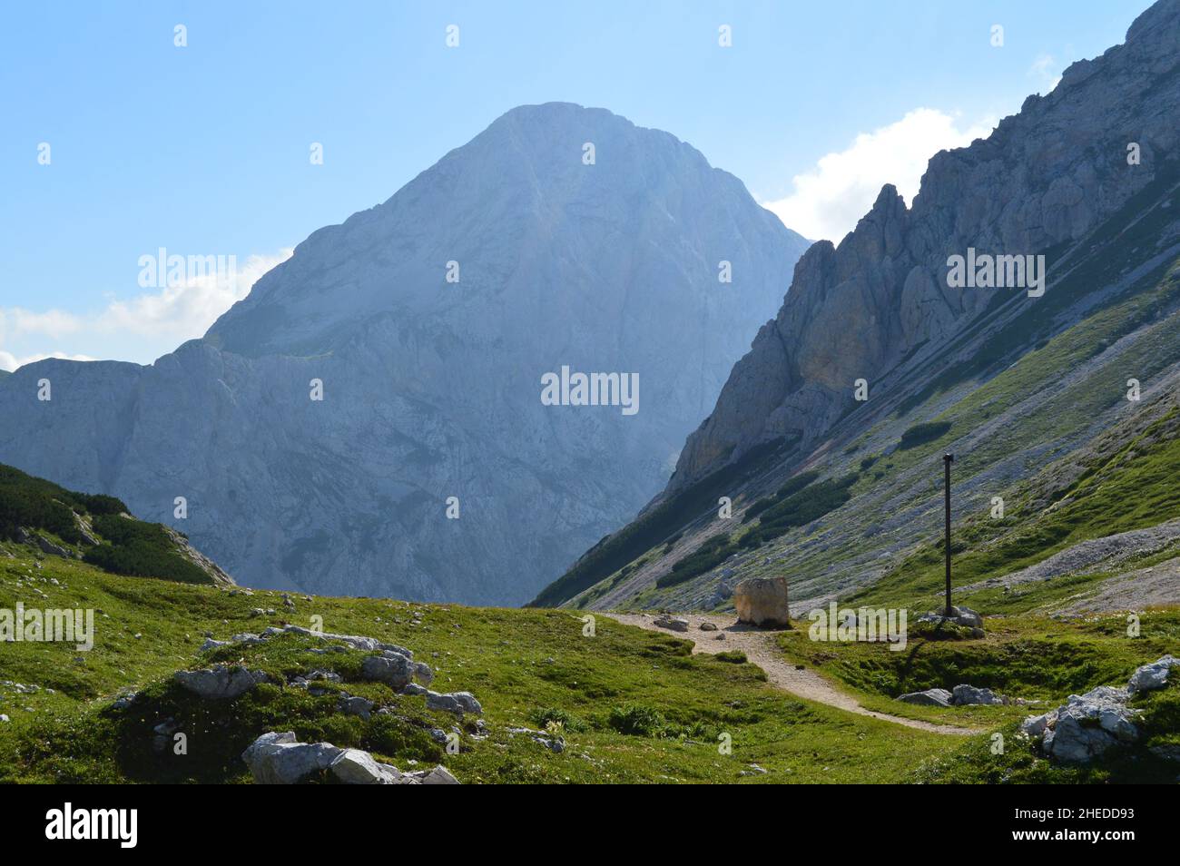 Summer hiking on Triglav mountain, Slovenia Stock Photo - Alamy