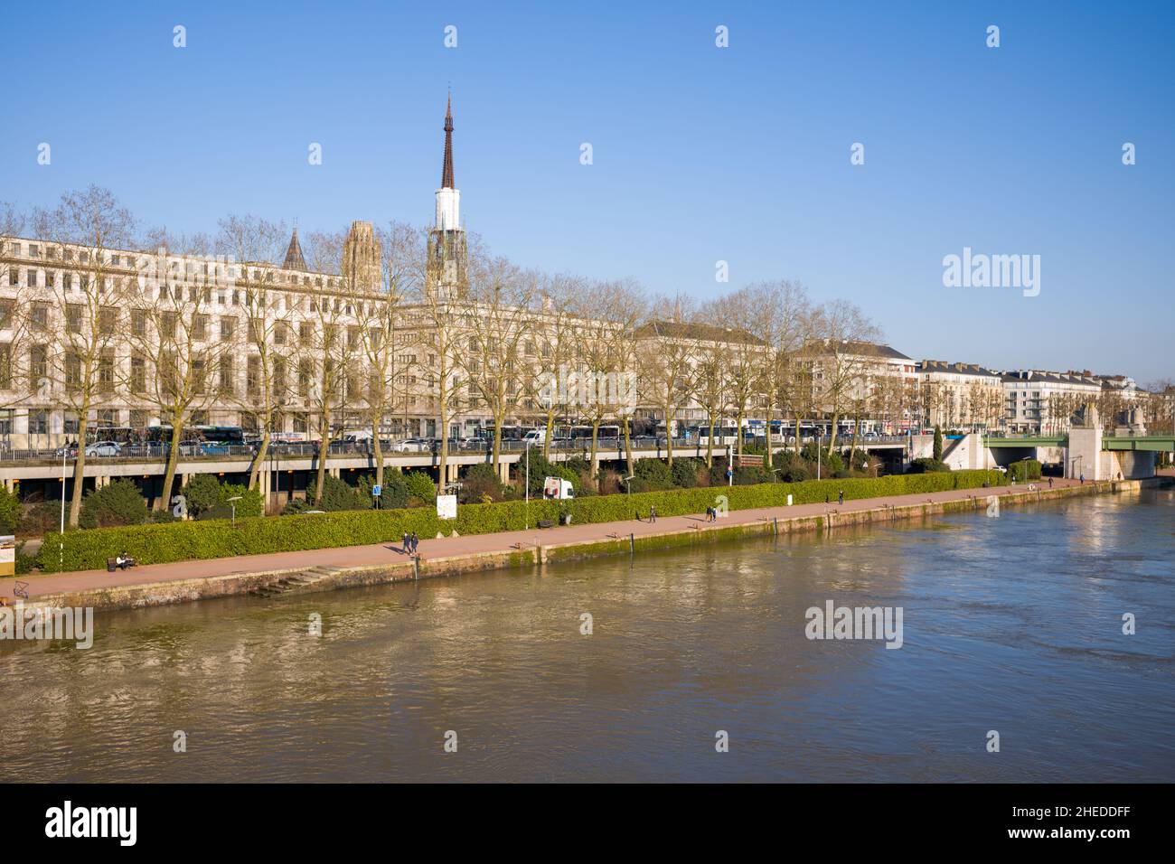Rouen river hi-res stock photography and images - Alamy
