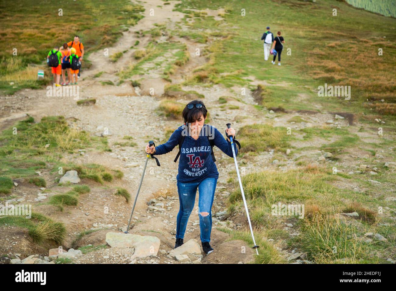 Girl descend down large hi-res stock photography and images - Alamy