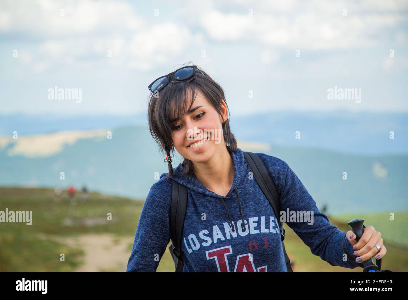 Girl descend down large hi-res stock photography and images - Alamy