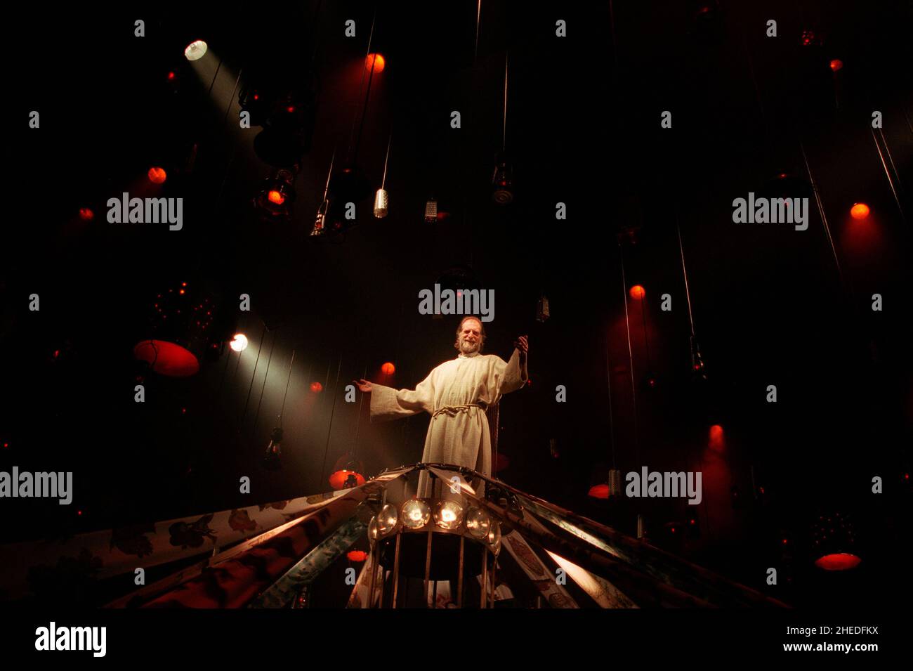 The Nativity: David Bradley (God) in THE MYSTERIES at the Cottesloe ...