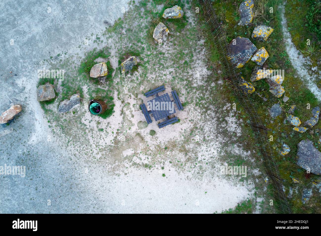 Aerial view table hi-res stock photography and images - Alamy