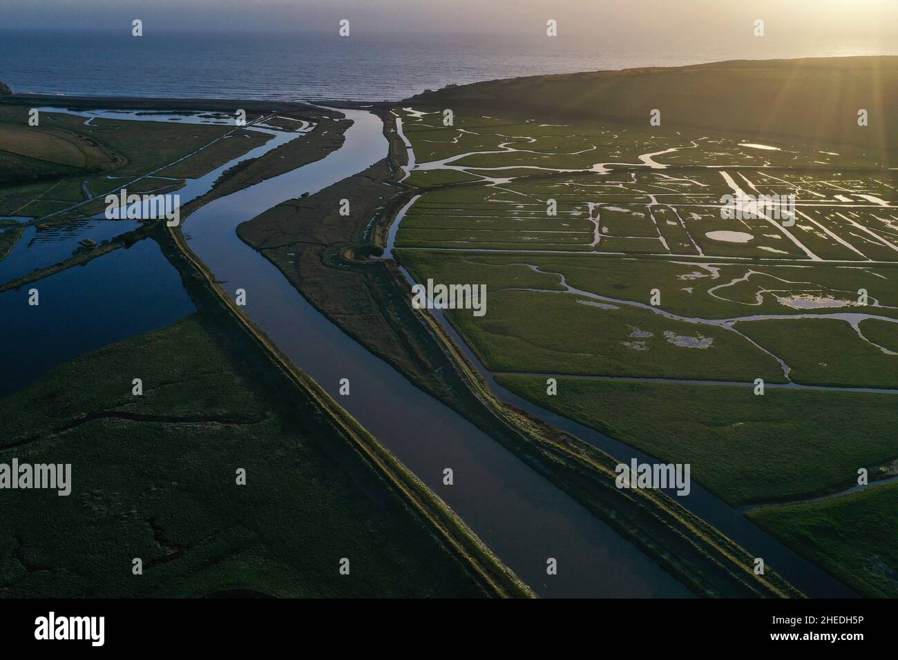 Cuckmere aerial hi-res stock photography and images - Alamy