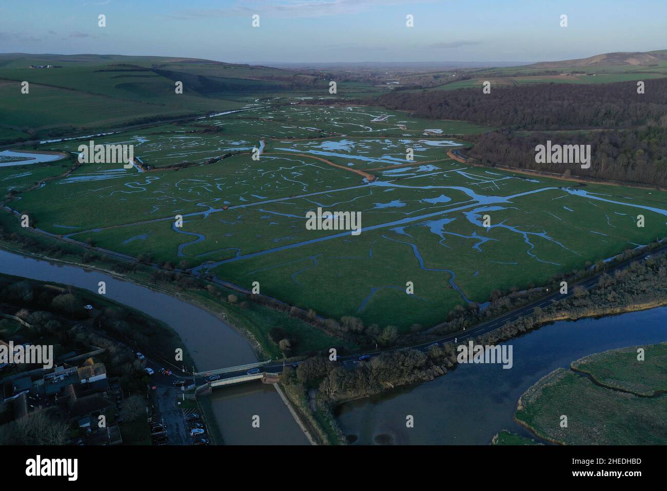 Cuckmere aerial hi-res stock photography and images - Alamy