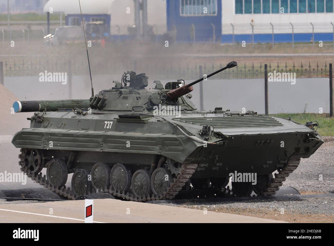 KAZAKHSTAN ARMY BMP-2 AMPHIBIOUS INFANTRY FIGHTING VEHICLE Stock Photo ...
