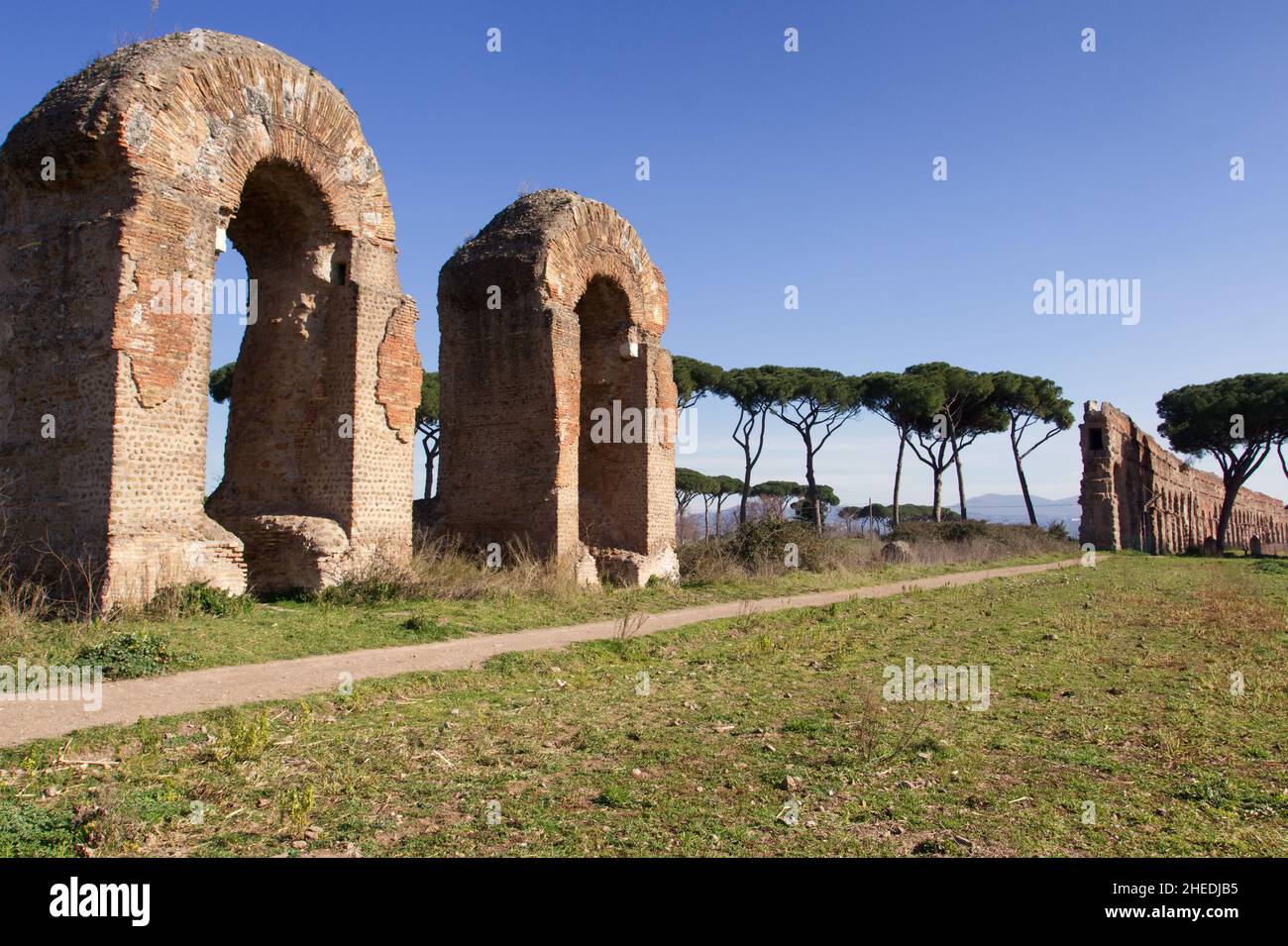 Claudian and Anio Novus Aqueducts (Park of the Aqueducts - Campagna ...