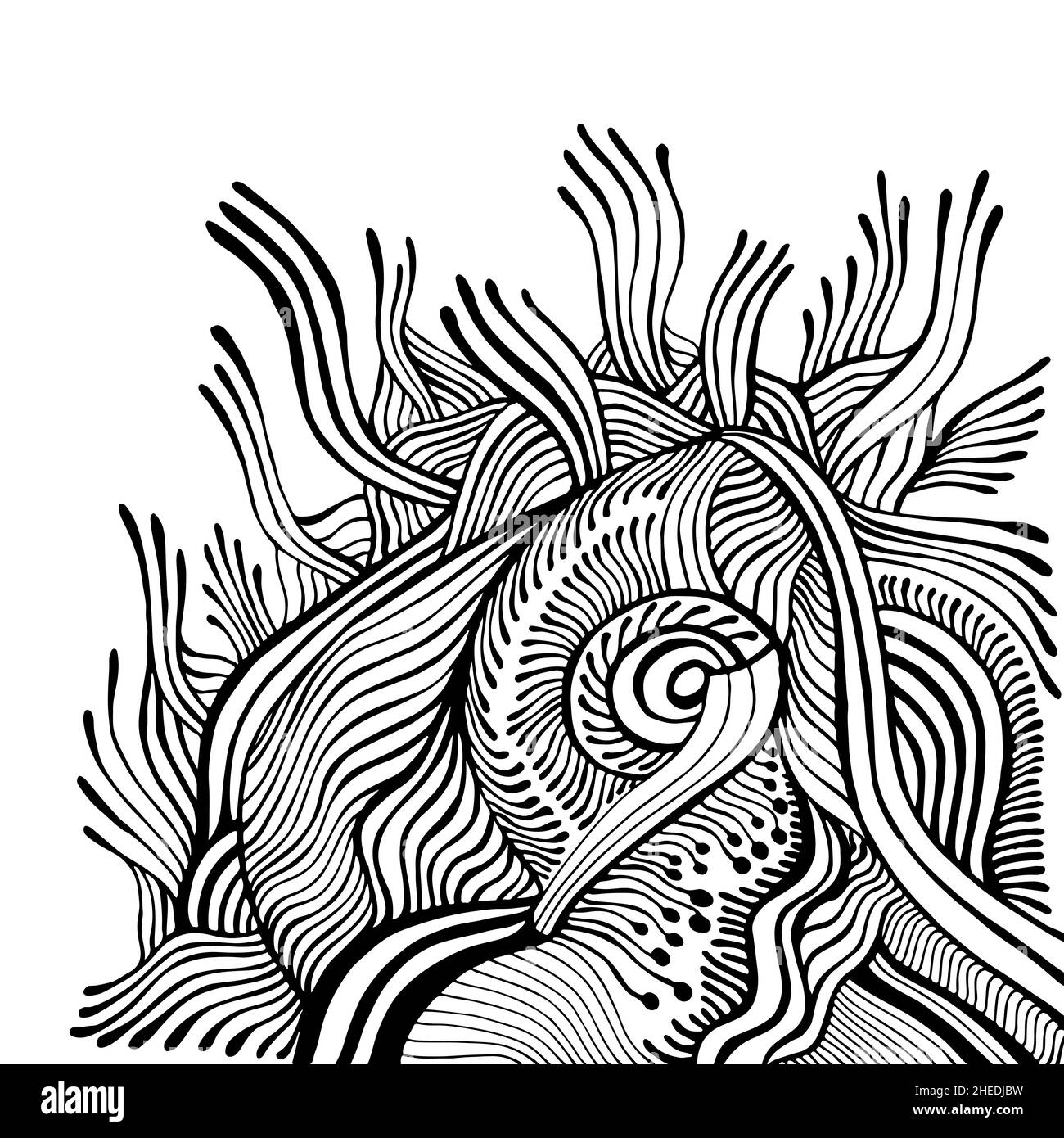 Decorative element africa Black and White Stock Photos & Images - Alamy