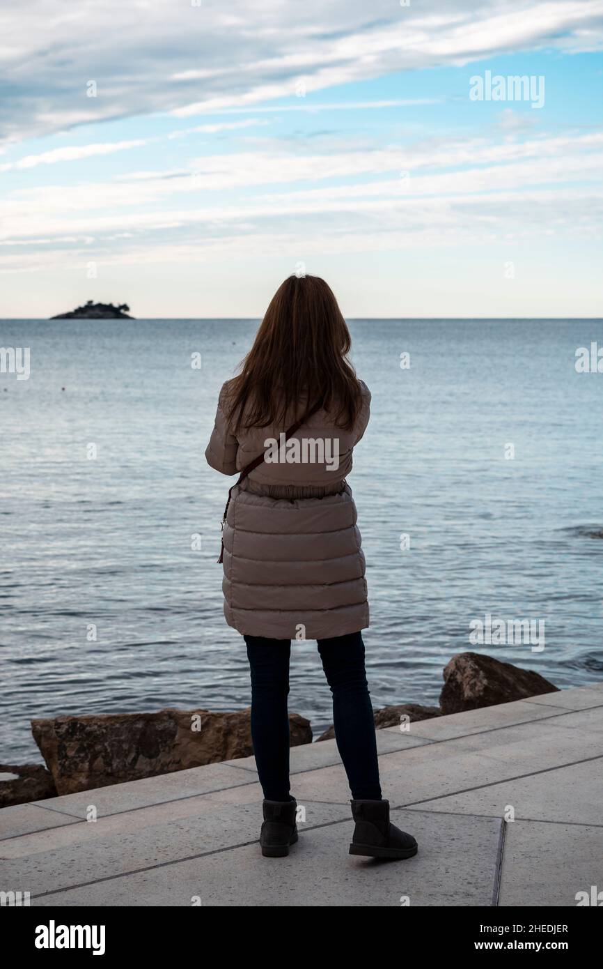 Rovinj mulini beach hi-res stock photography and images - Alamy