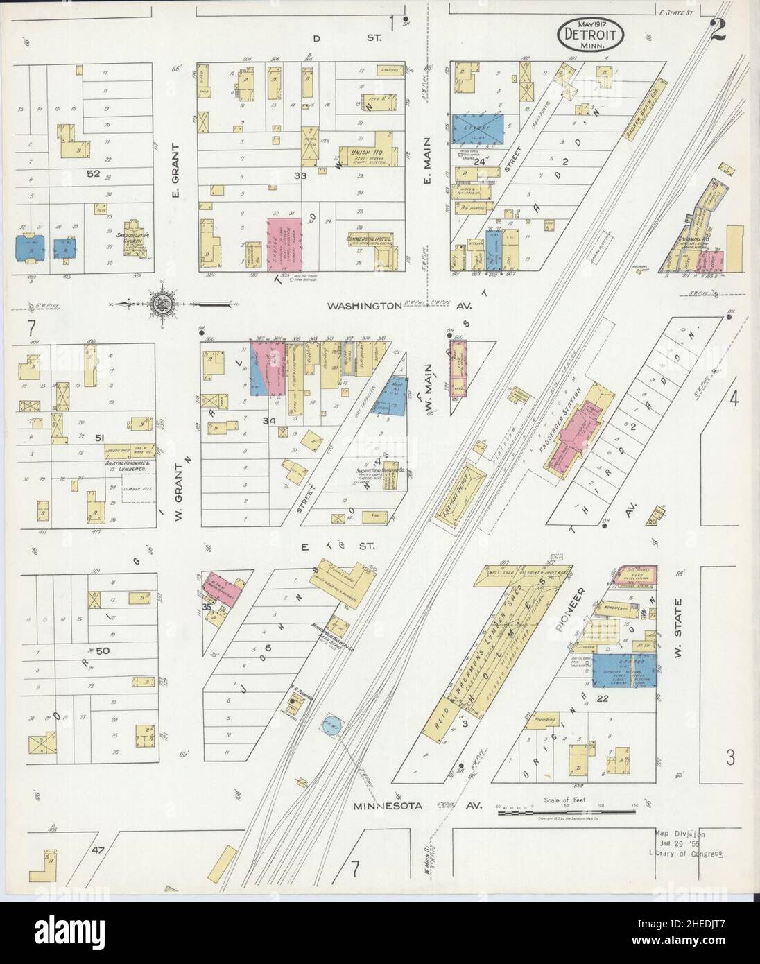 Map of becker minnesota hi-res stock photography and images - Alamy