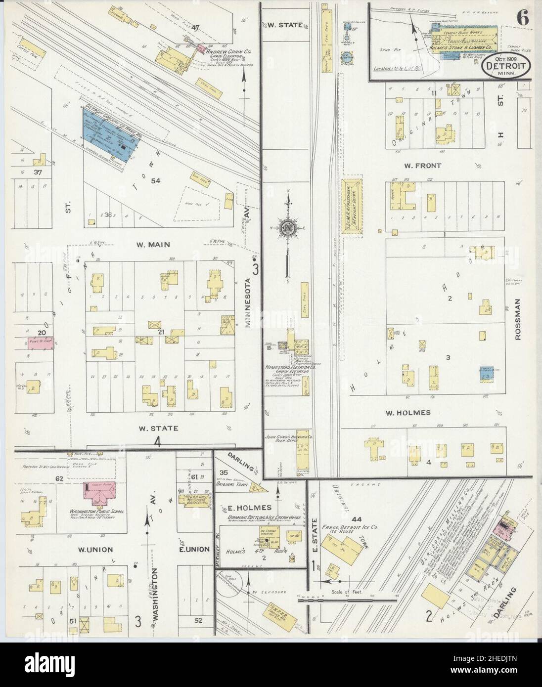 Map of becker minnesota hi-res stock photography and images - Alamy