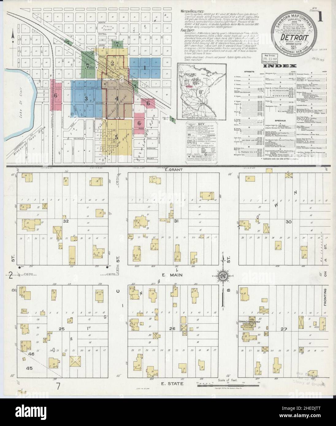 Map of becker minnesota hi-res stock photography and images - Alamy
