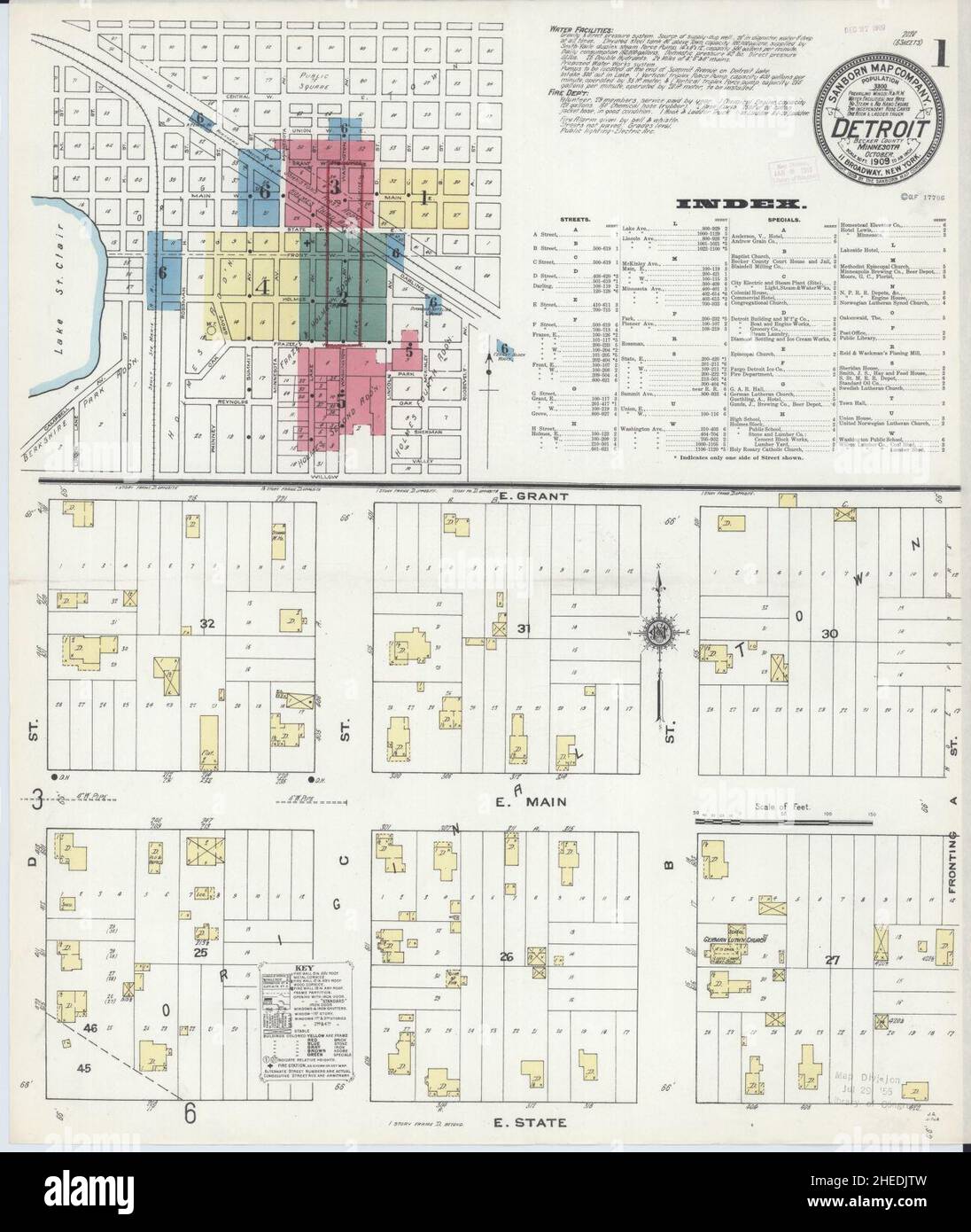 Map of becker minnesota hi-res stock photography and images - Alamy