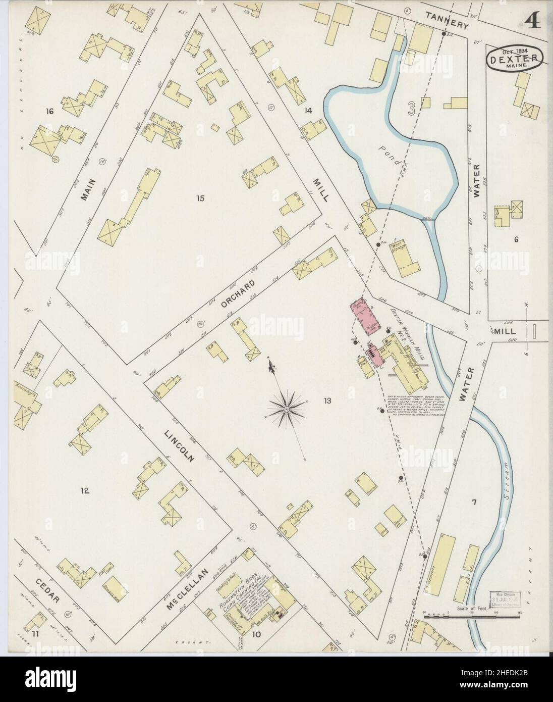 Map of dexter hi-res stock photography and images - Alamy