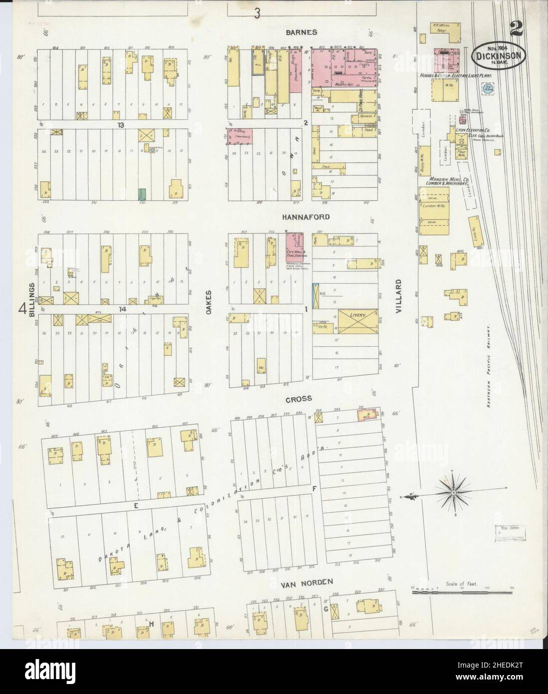 Stark north dakota map hi-res stock photography and images - Alamy