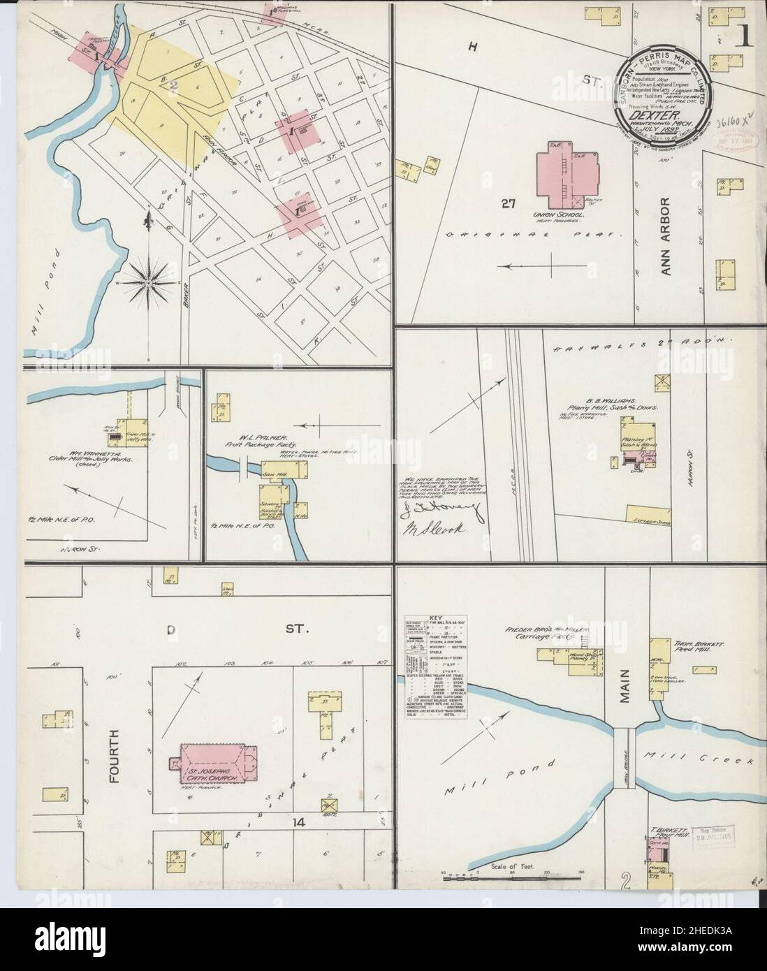 Map of dexter hi-res stock photography and images - Alamy