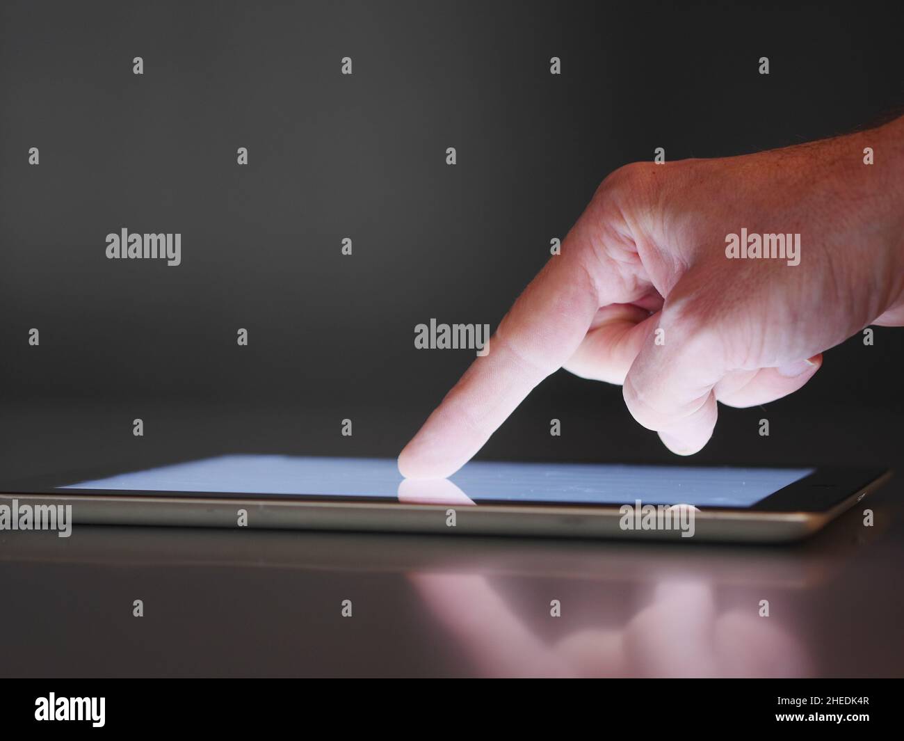 Hand touch hi-res stock photography and images - Alamy