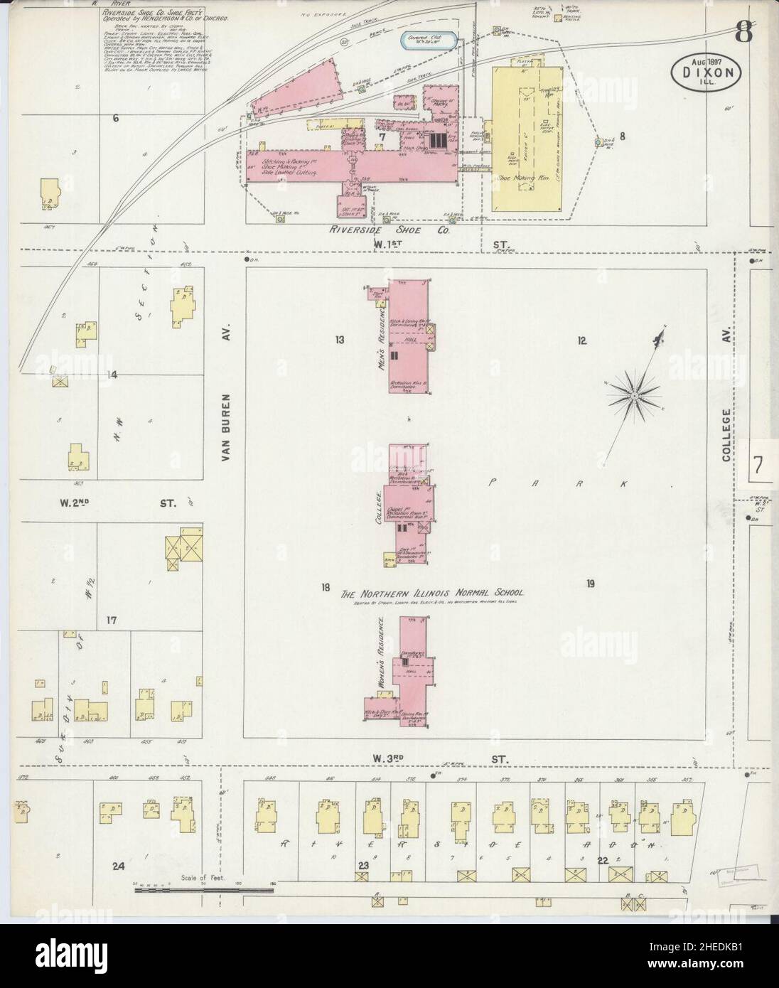 Dixon illinois map hi-res stock photography and images - Alamy