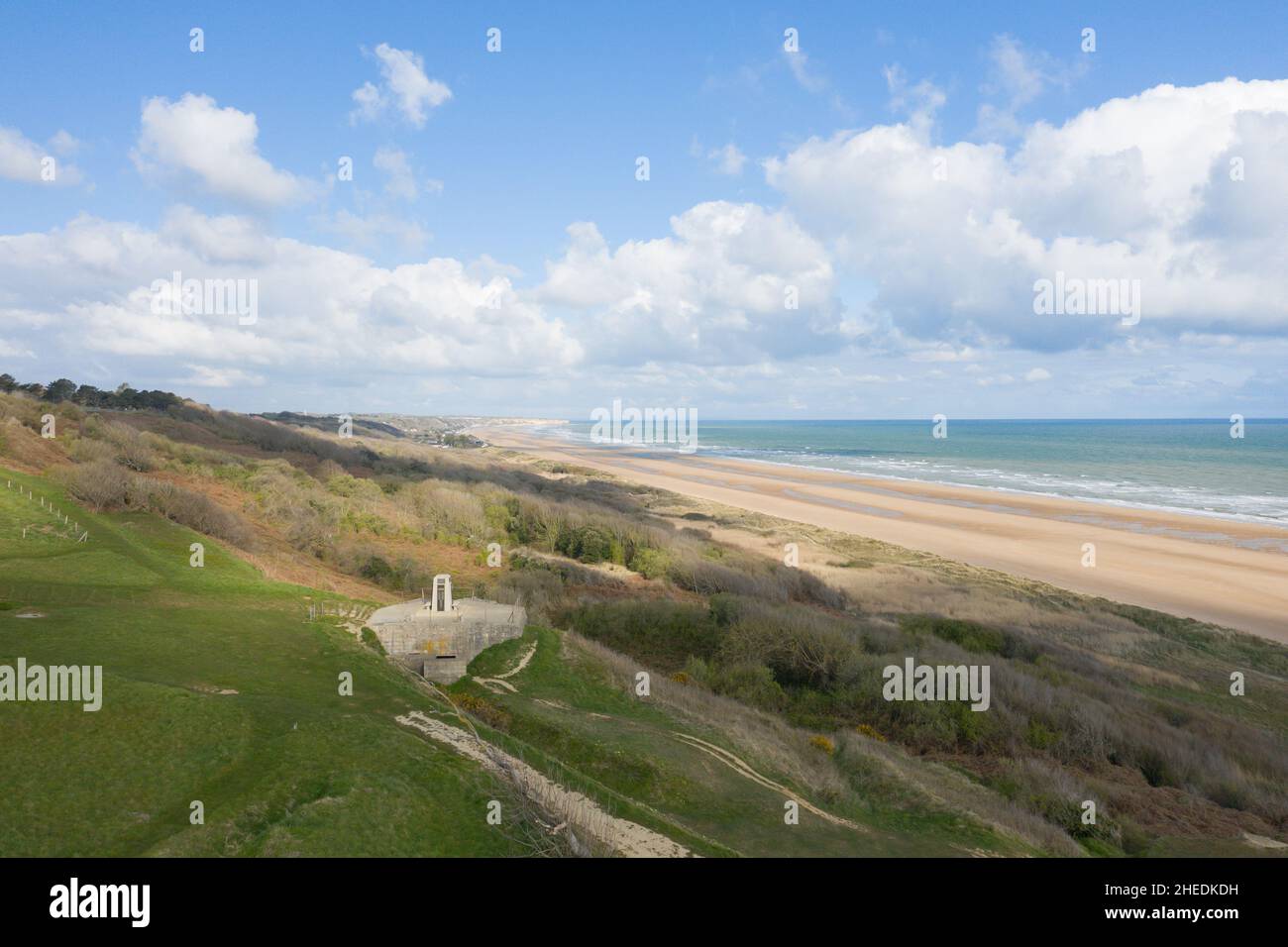 This landscape photo was taken in Europe, France, Normandy, towards ...