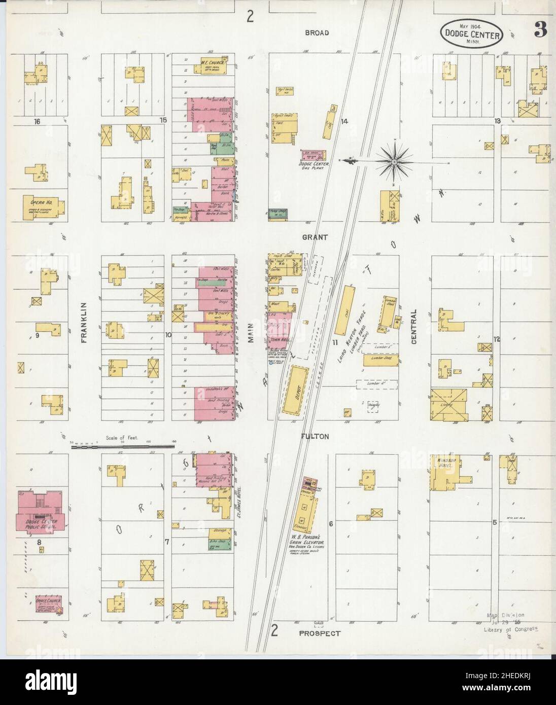 Map of dodge center hi-res stock photography and images - Alamy