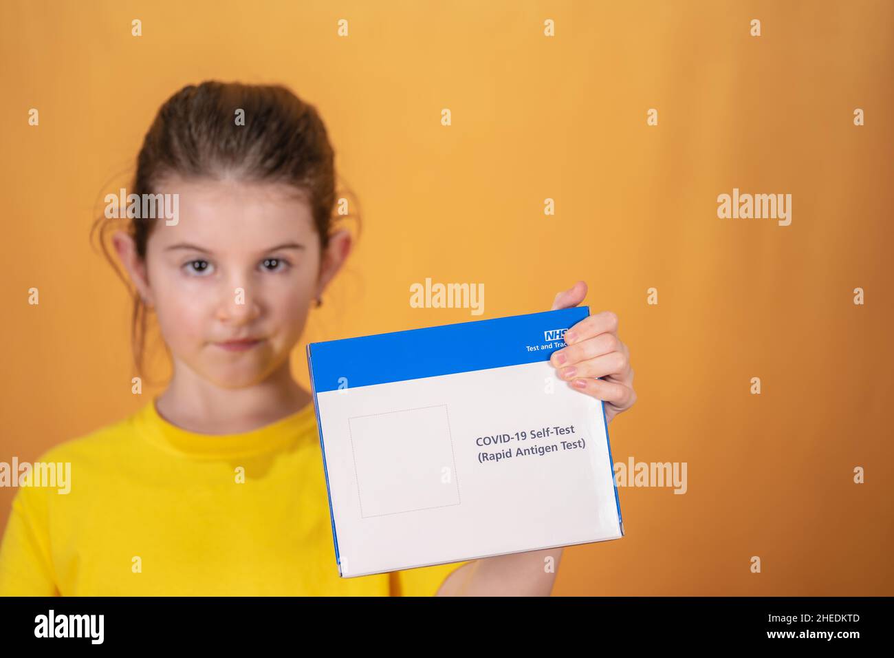 Rapid lateral flow coronavirus, COVID-19 test. Doctor Carrying Out ...