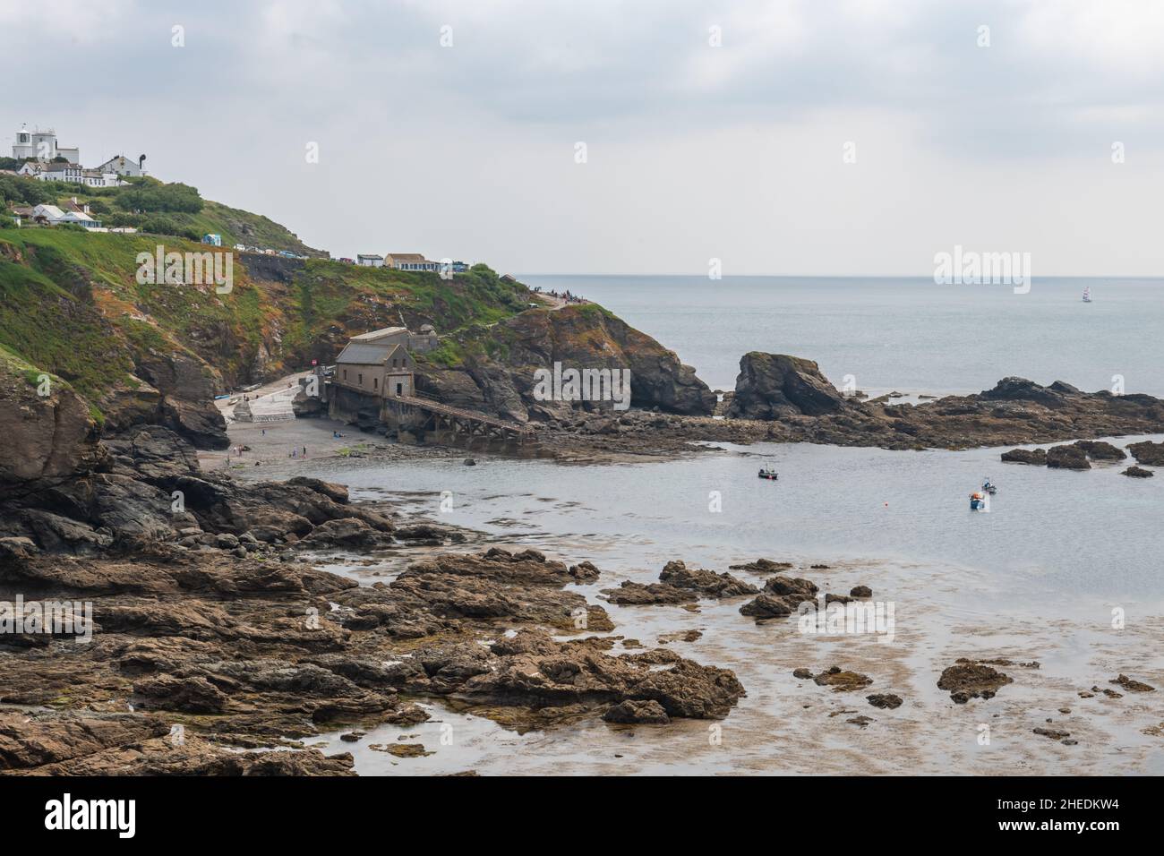 Landscape photo of the scenery at the Lizard in Cornwall Stock Photo ...