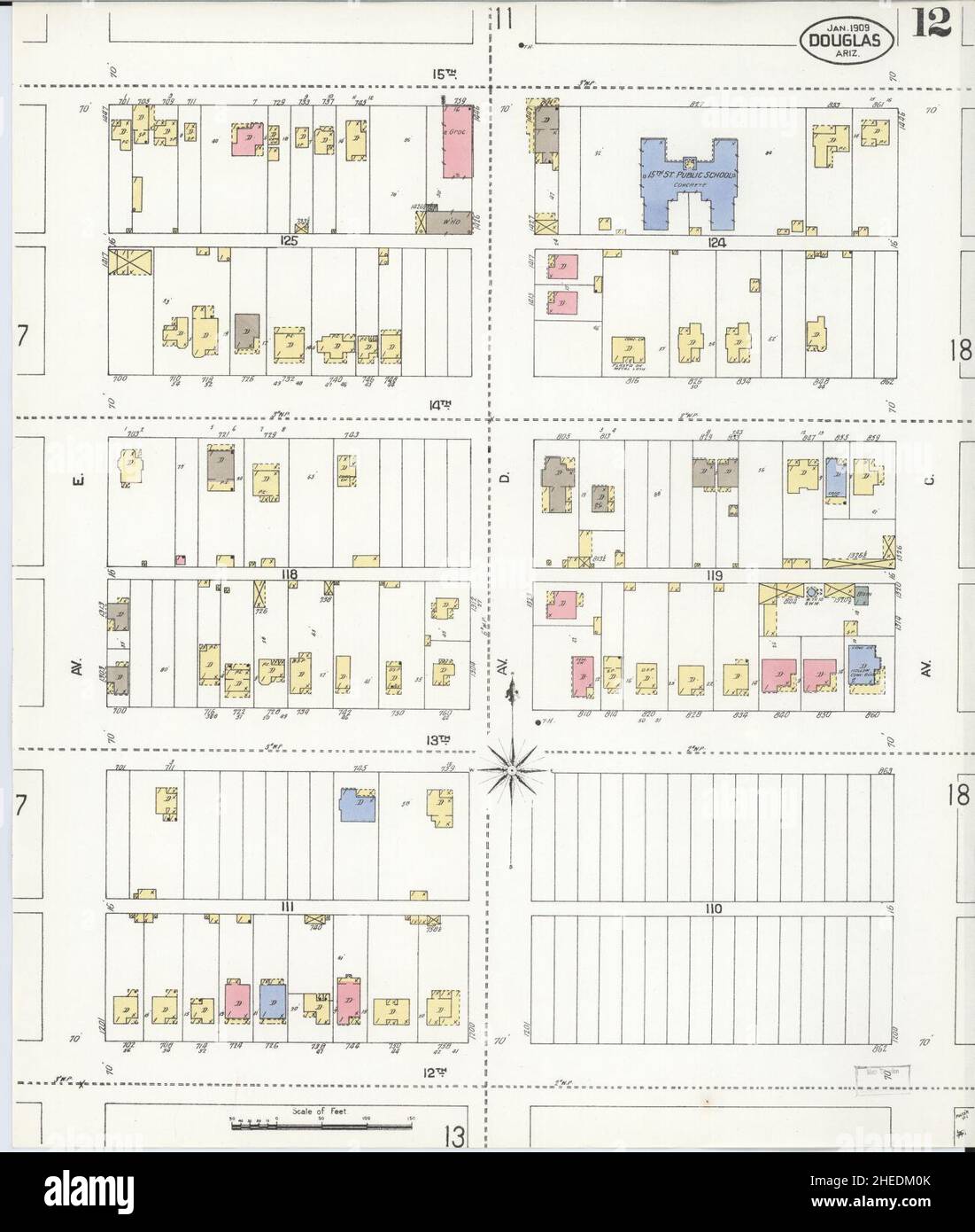 Cochise county map hi-res stock photography and images - Alamy
