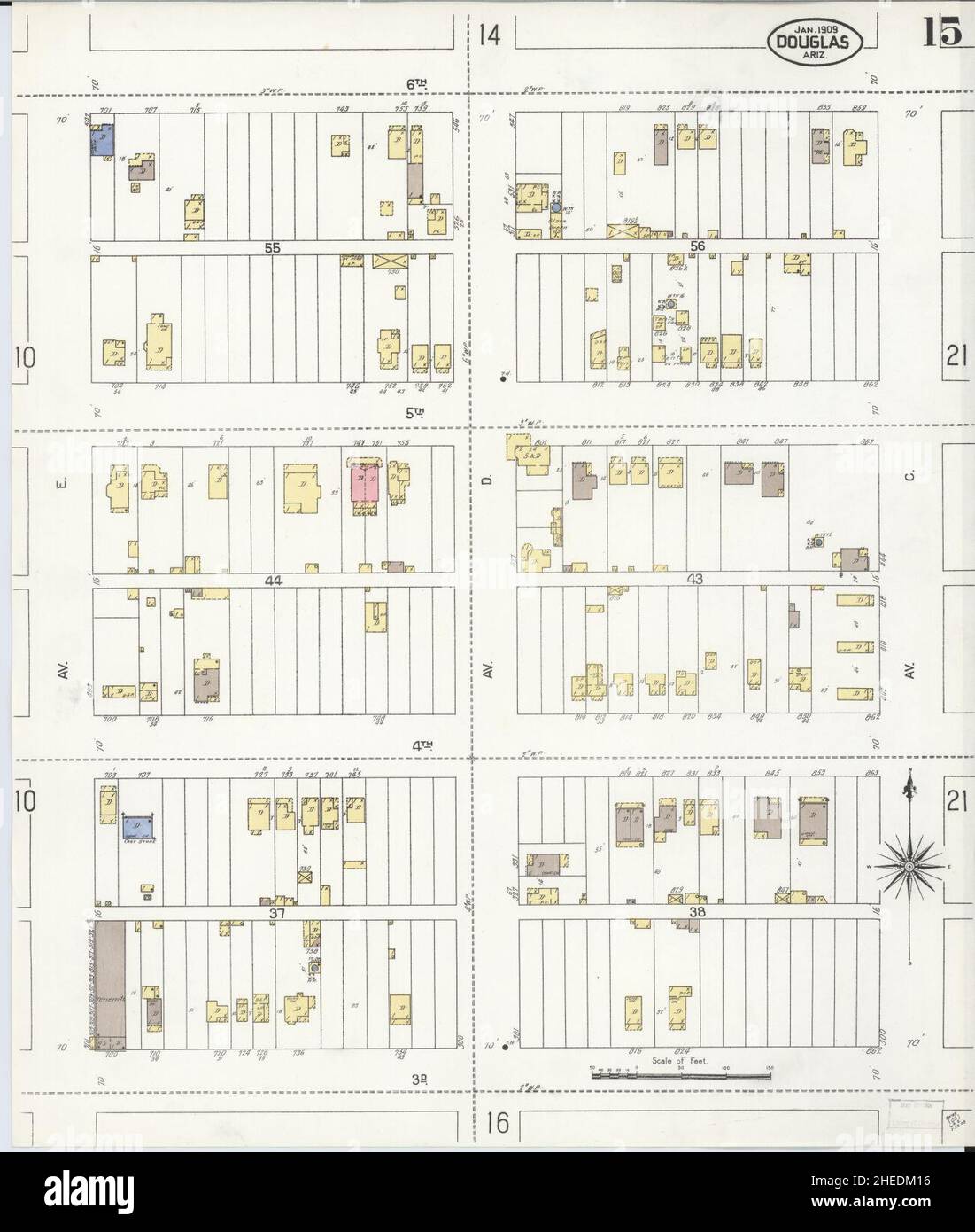 Cochise county map hi-res stock photography and images - Alamy