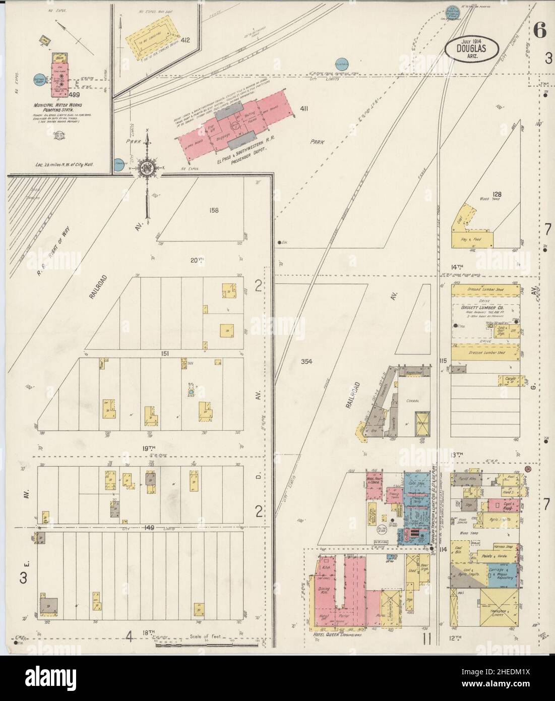 Cochise county map hi-res stock photography and images - Alamy
