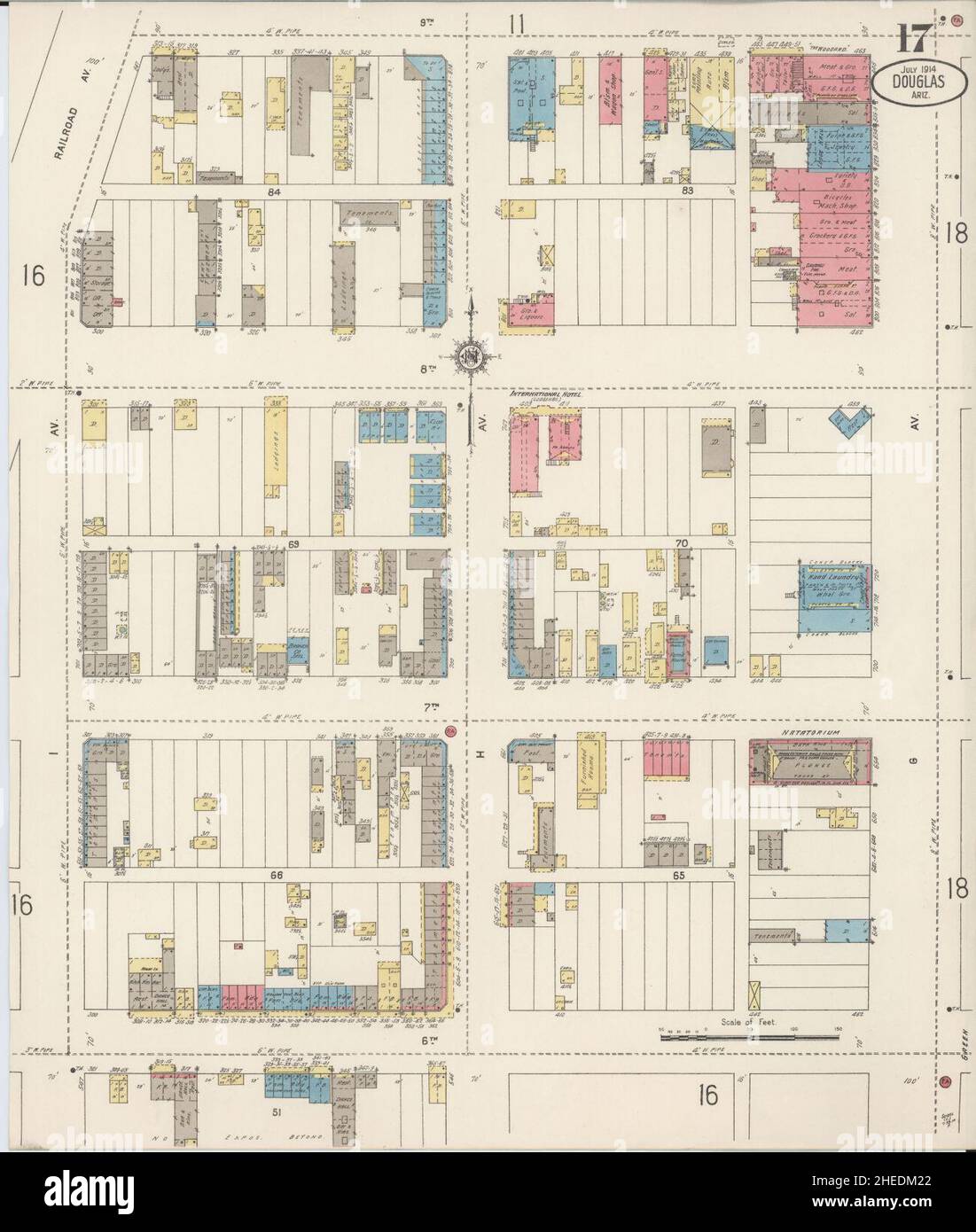 Cochise county map hi-res stock photography and images - Alamy